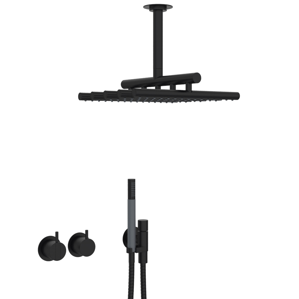 vola Duschsystem schwarz matt | 2471-051A-27
