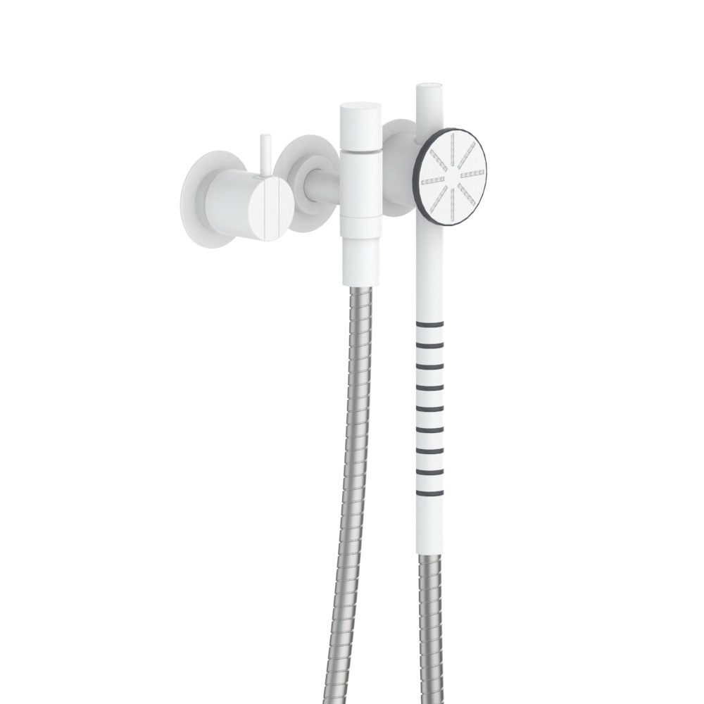 vola Duscharmatur weiß matt | 2171S-28