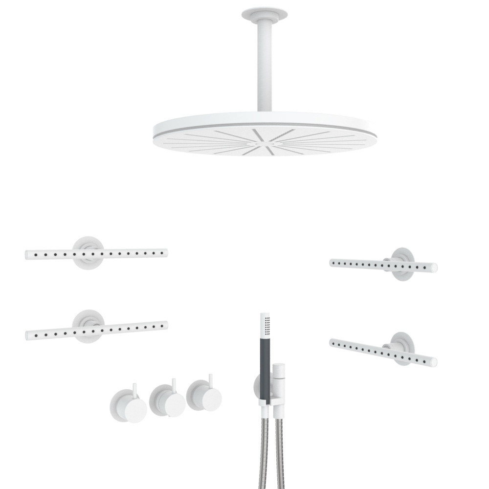 vola Duschsystem weiß matt | Combi-21-28