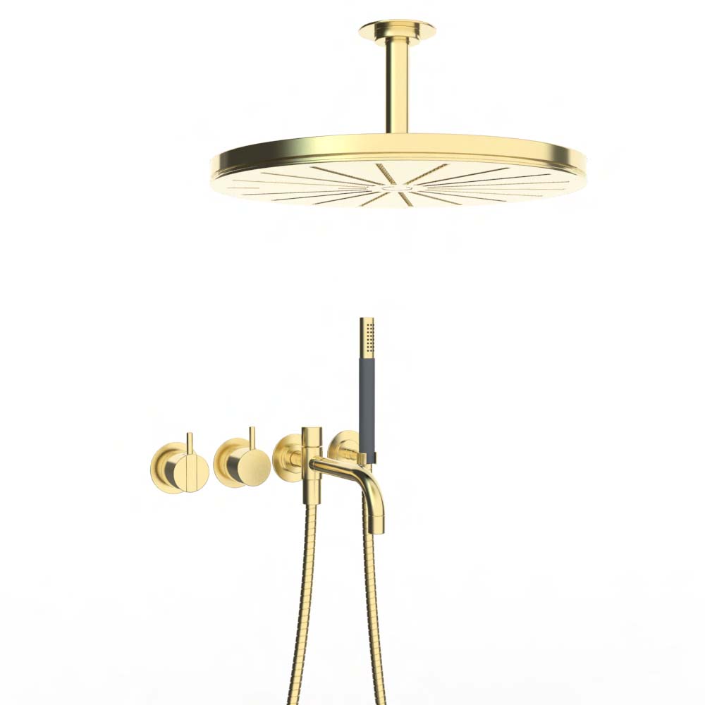 vola Wannenarmatur messing poliert | 2441T8-061A-19