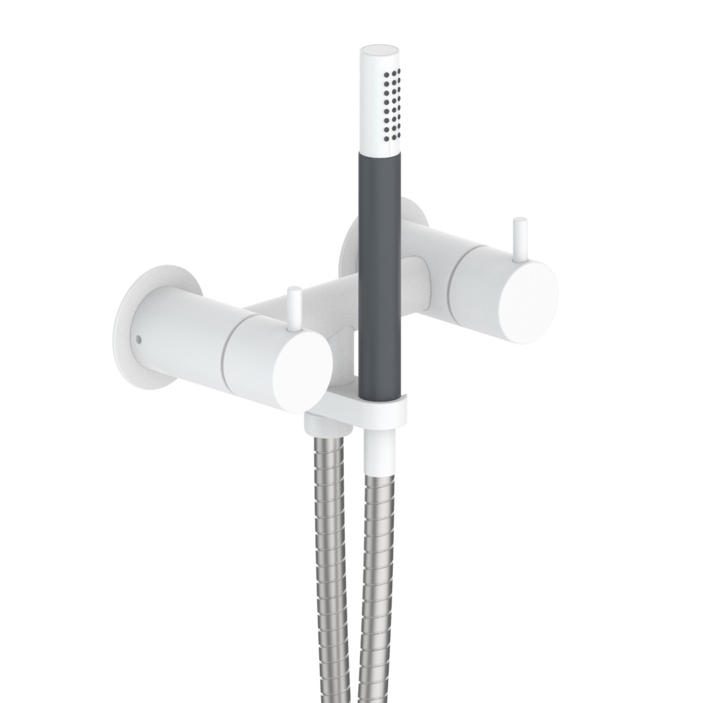 vola Duscharmatur weiß matt | 1671-28