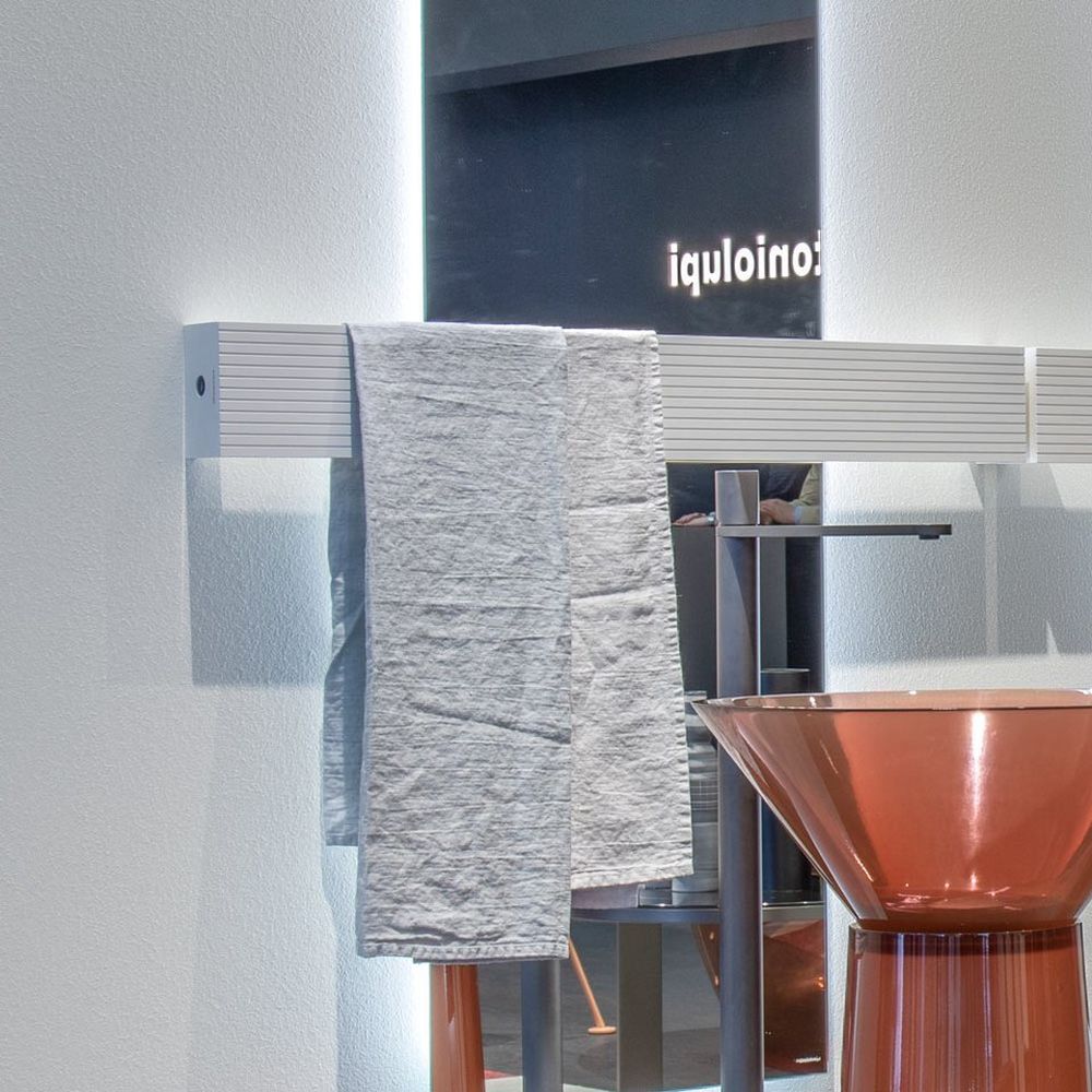 antoniolupi Stecca Handtuchwärmer weiß matt | STECCA90-5-BIANCO