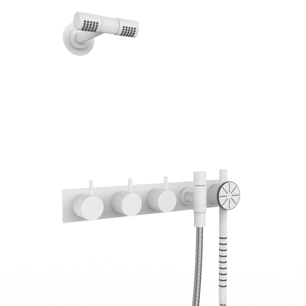 vola Duschsystem weiß matt | 875S-081D-28