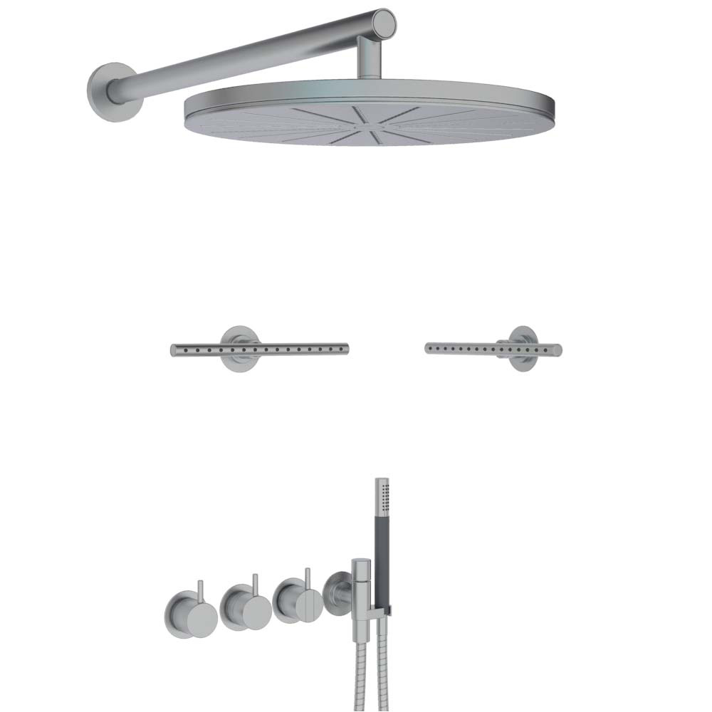 vola Duschsystem chrom matt | Combi-17-20