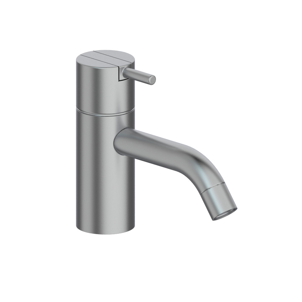 vola HV1 Waschtisch-Einhebelmischer ohne Ablaufgarnitur, Höhe:120mm, Ausladung:114mm, Hebel:25mm ...