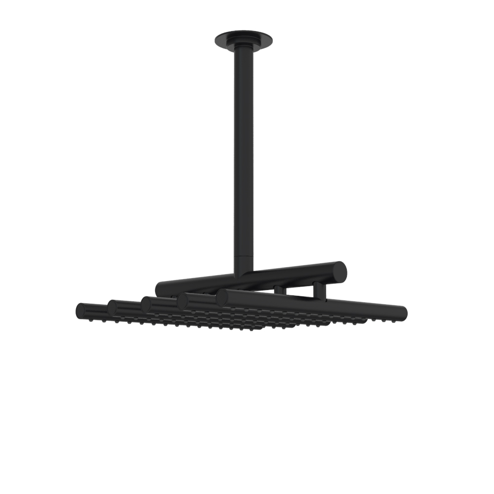 vola Kopfbrause schwarz matt | 050A+100-27