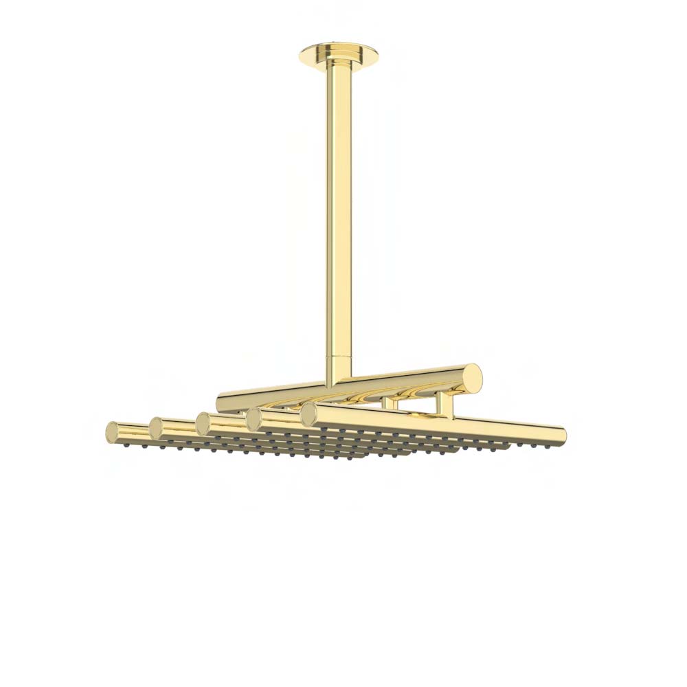 vola Kopfbrause messing poliert | 050A+100-19