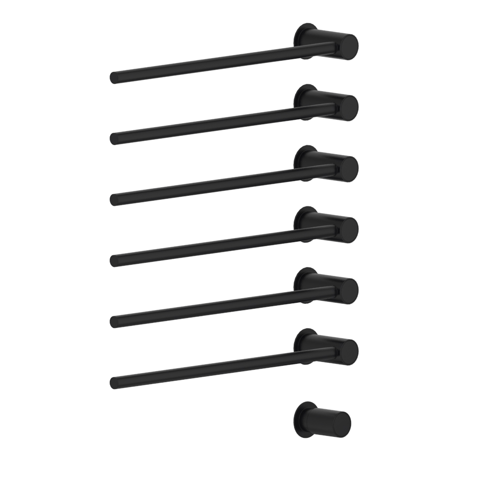 vola Handtuchwärmer schwarz matt | T39EL/6-27