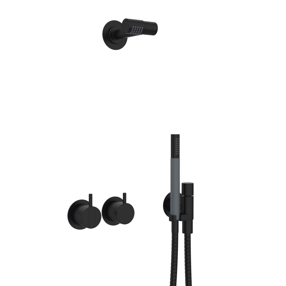 vola Duschsystem schwarz matt | 2471-081-27