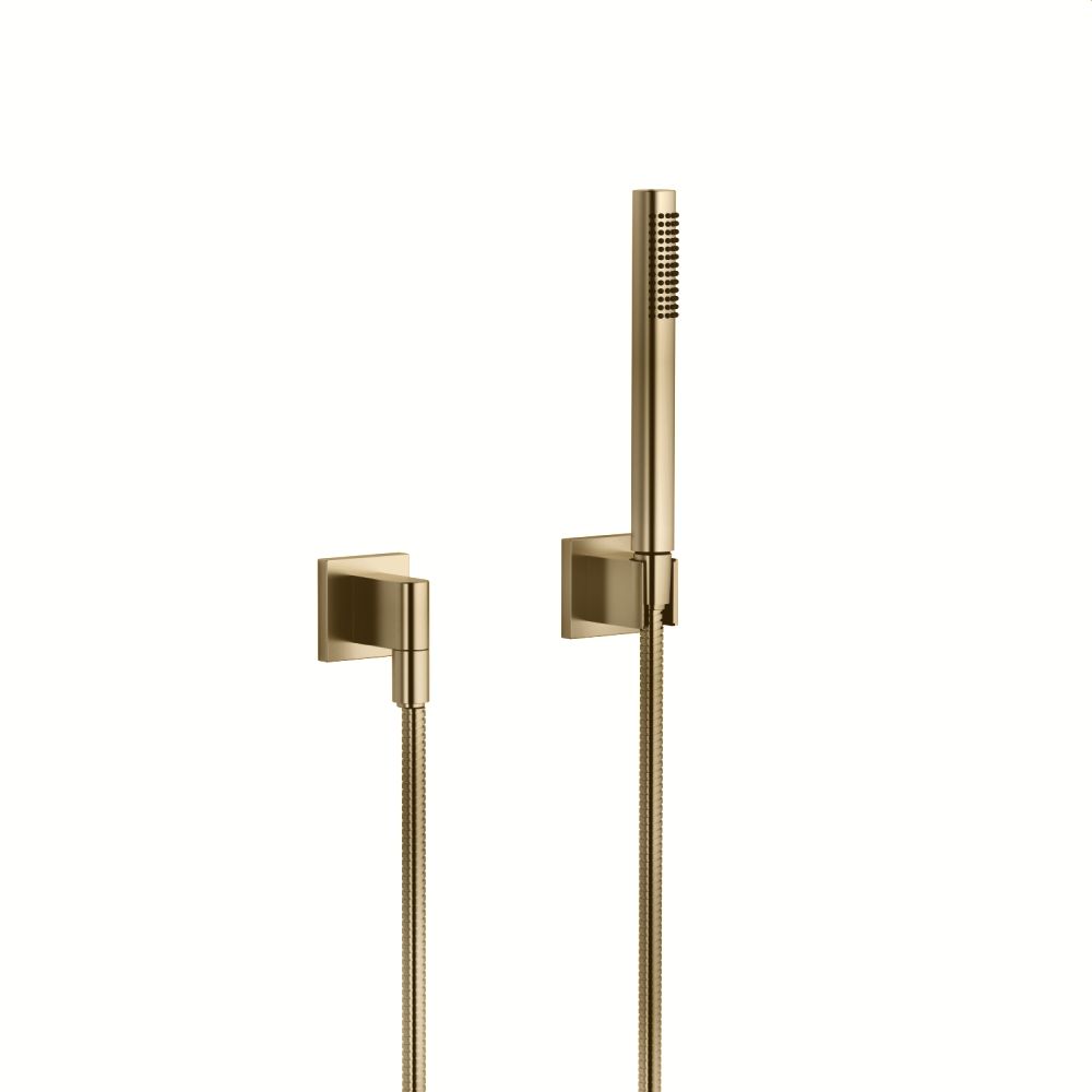 Dornbracht Symetrics Schlauchbrausegarnitur mit Einzelrosetten, messing ...