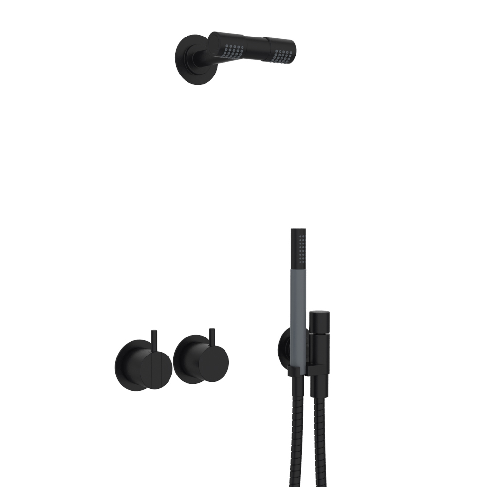 vola Duschsystem schwarz matt | 2471-081D-27