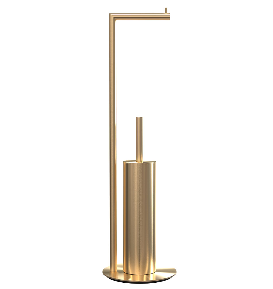 Frost Nova2 WC-Bürstengarnitur gold matt | N1948-BMG