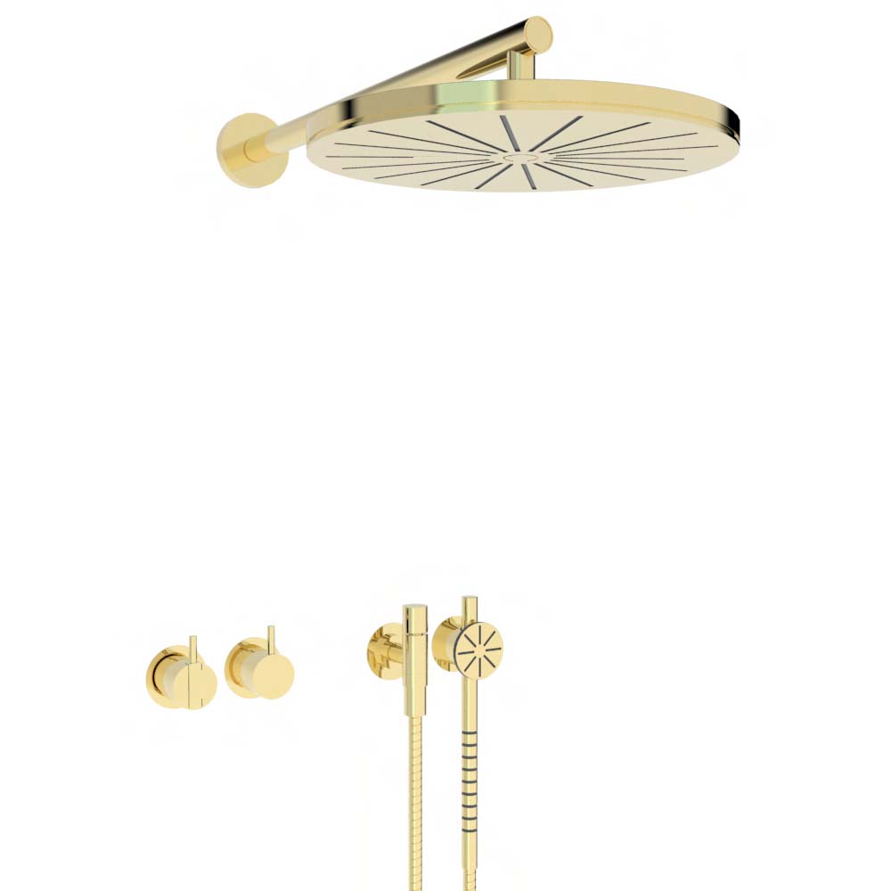 vola Duschsystem messing poliert | 2471S-061-19