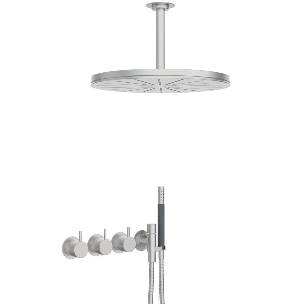 vola Duschsystem edelstahl | 5471R-061A-40