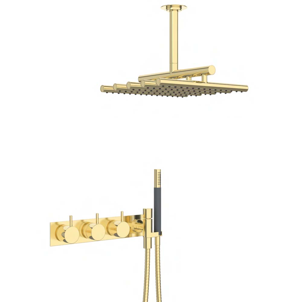 vola Duschsystem messing poliert | 5474R-051A-19