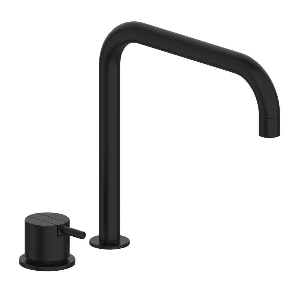 vola Küchenarmatur schwarz matt | 590-27