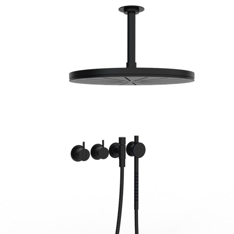 vola Duschsystem schwarz matt | 2471S-061A-27