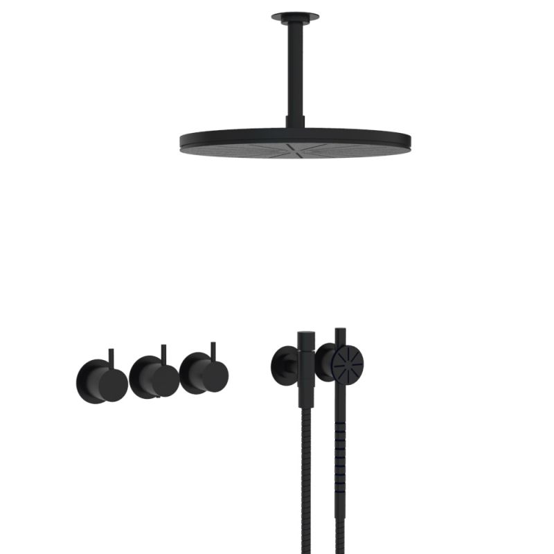 vola Duschsystem schwarz matt | 5471S-061A-27